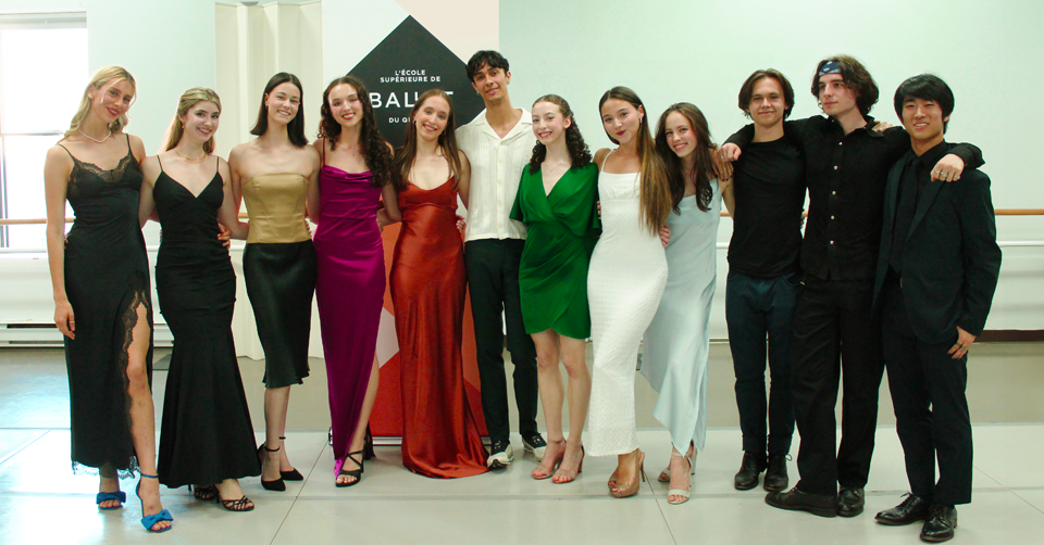 Remise des diplômes et de prix | École supérieure de ballet du Québec