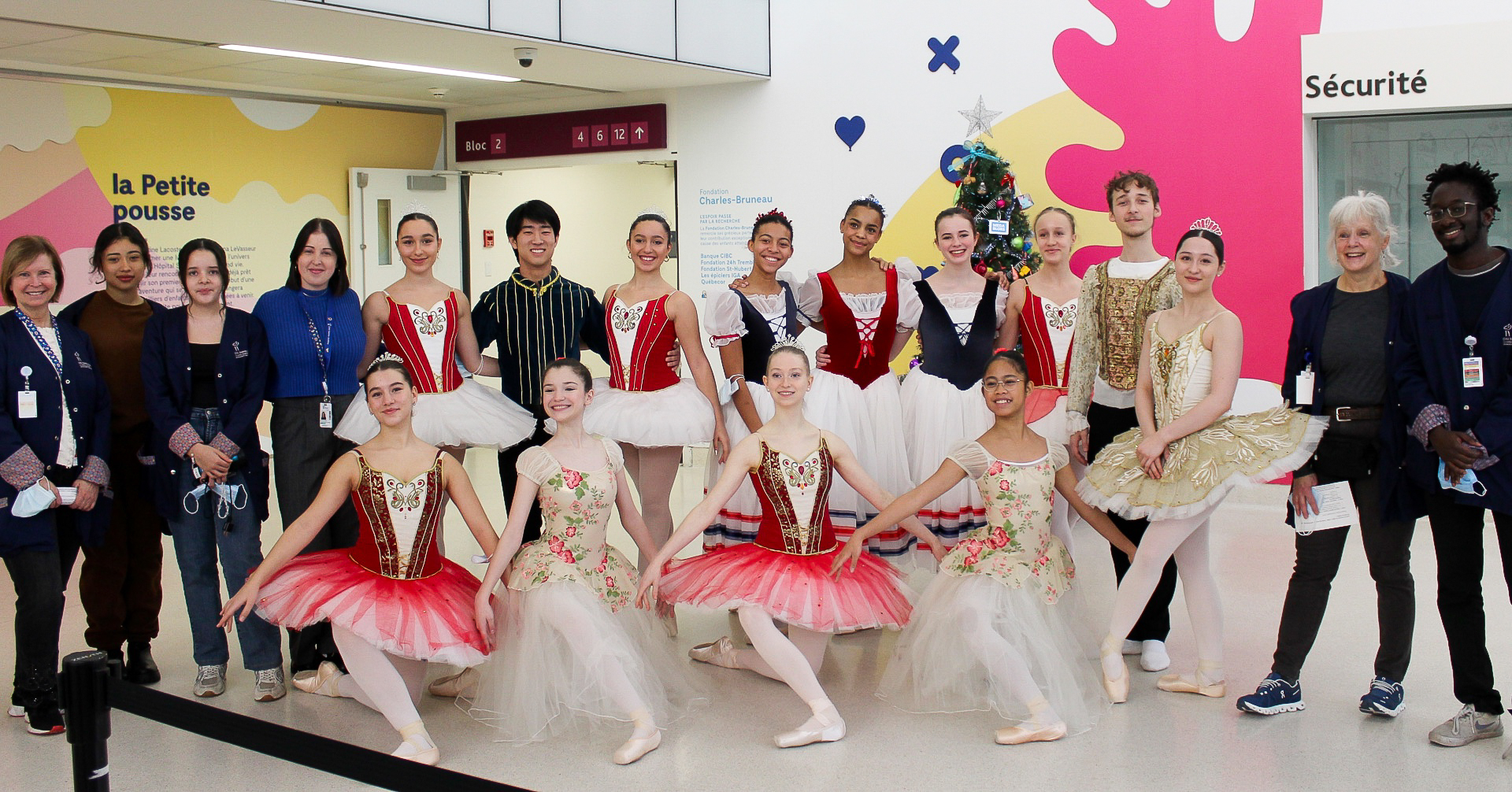 Dance visit to Sainte-Justine Hospital: When dance sows joy | École ...
